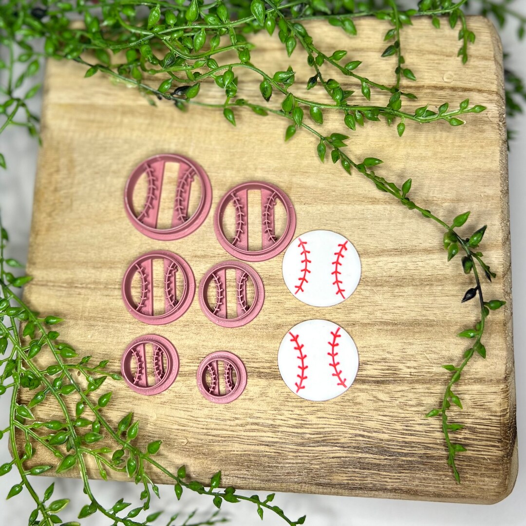 Baseball Clay Cutter | Sports Clay Cutter Set | Earring Cutters ...
