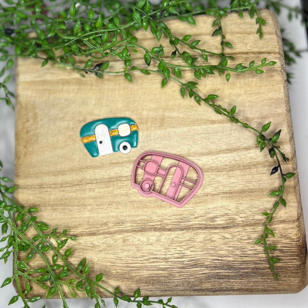 Camper Clay Cutter | Camping | Summer Cutters | 6 Sizes | Embossing ...