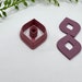 Rhombus Donut Clay Cutter | Rounded Diamond | Boho Earring Cutters ...