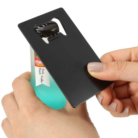 Laser Engraved Credit Card Bottle Opener - Etsy