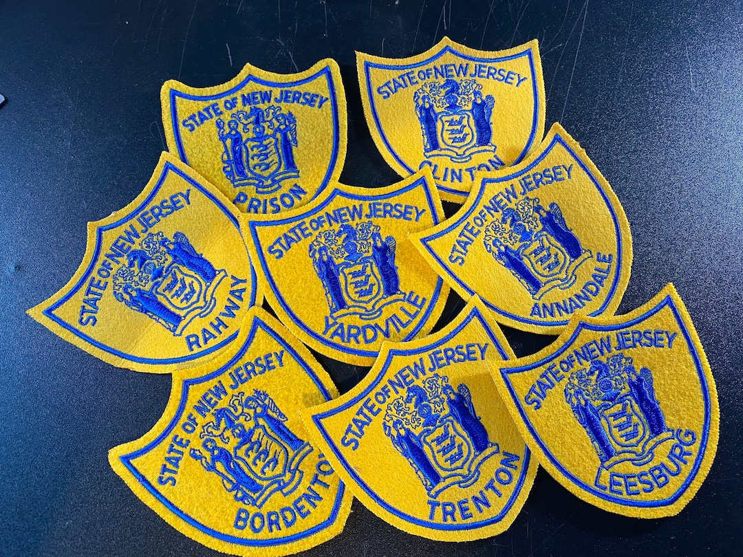 NJDOC Reproduction of Historical Patches Used From 1940’s to Late 60’s ...