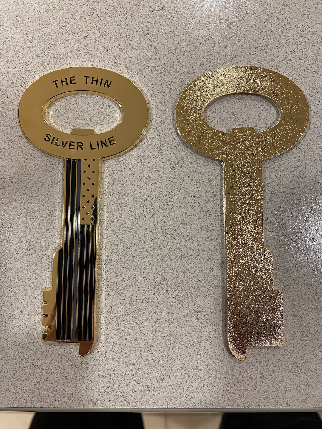 Thin Silver Line Bottle Opener Key - Etsy