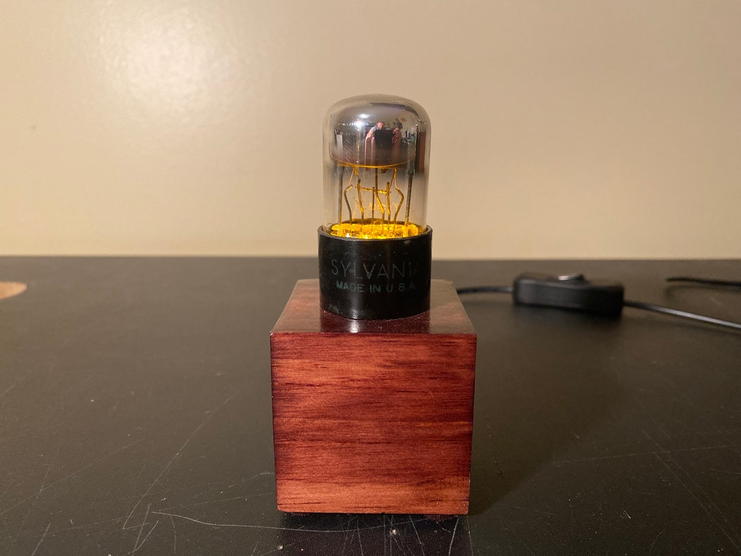 Mini Sylvania Bakelite Base Vacuum Tube Nightlight With Yellow Leds and ...