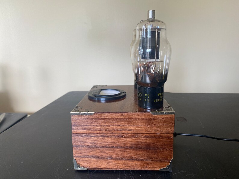 Steampunk Inspired Touch Control Accent Light With Vintage Vacuum Tubes ...