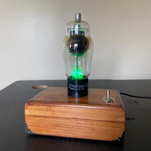 Emerson Vacuum Tube Night Light / Accent Light With Golden Oak Color ...
