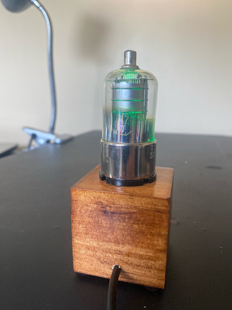 Mini Tung-sol Metal/plastic Base Vacuum Tube Nightlight With Green Leds ...