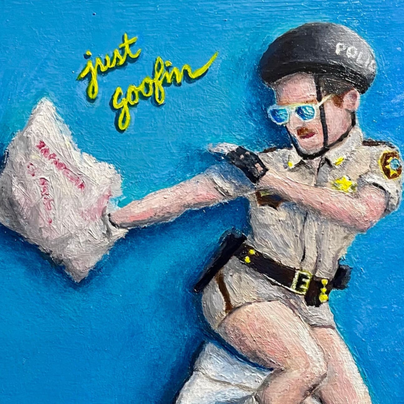 New Boot Goofin - Oil Paint Print - Reno 911 - Lieutenant Dangle - Art ...