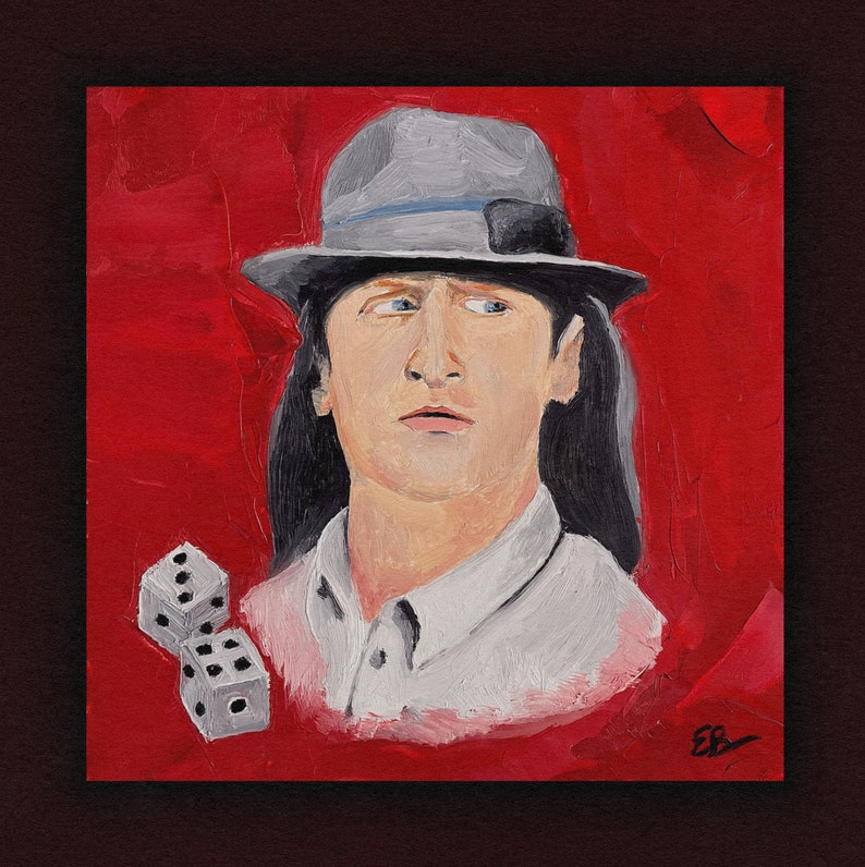 Fedora With Safari Flaps Oil Paint Print I Think You - Etsy