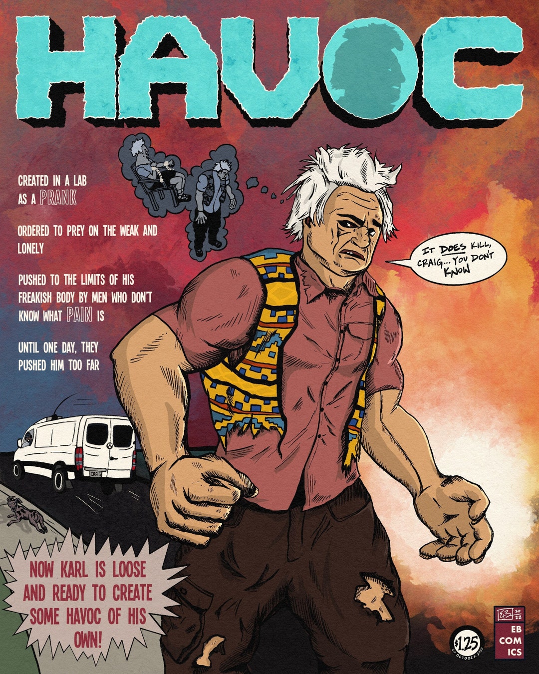 The Dark Karl Havoc - Digital Art Print - I Think You Should Leave ...