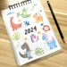 Printable 2024 Calendar Cute Dinosaur Calendar 2024 Planner Dinosaur ...