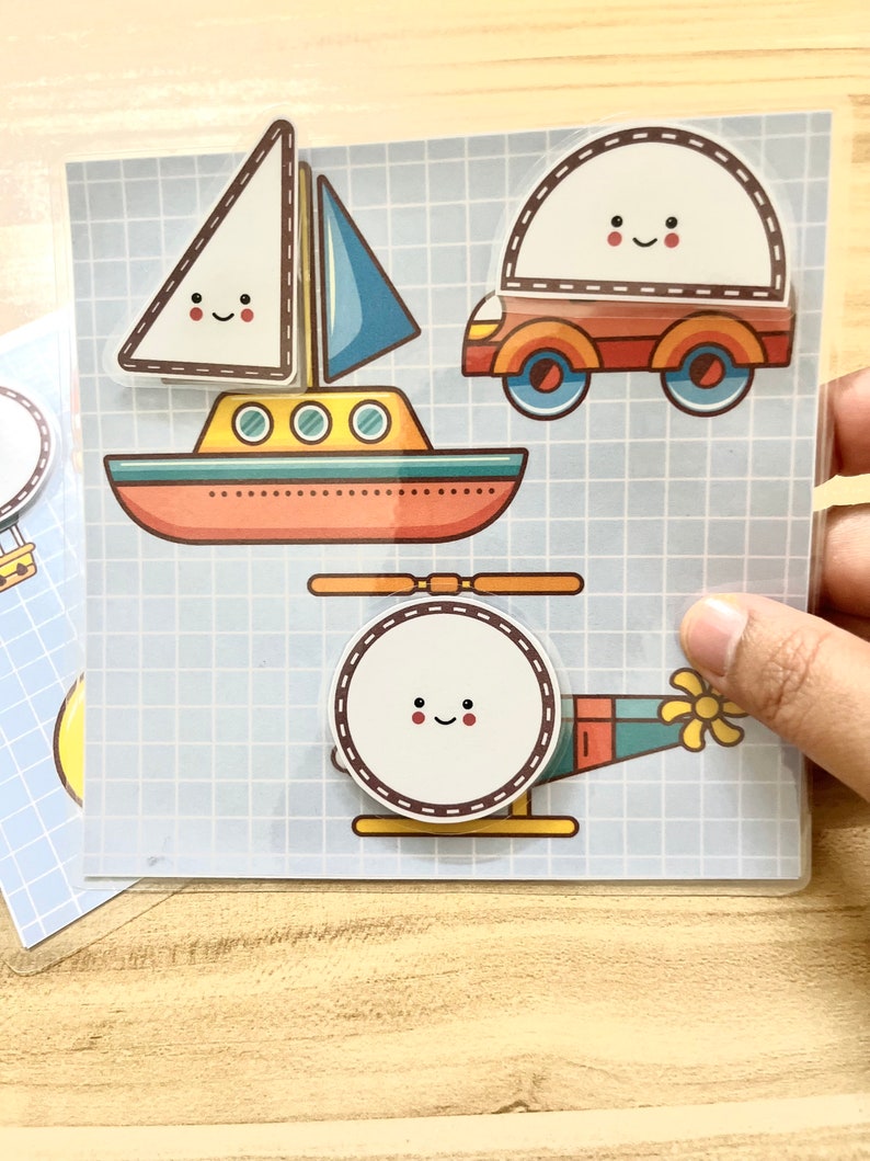 Shape Matching Activity Transportation Theme - Etsy