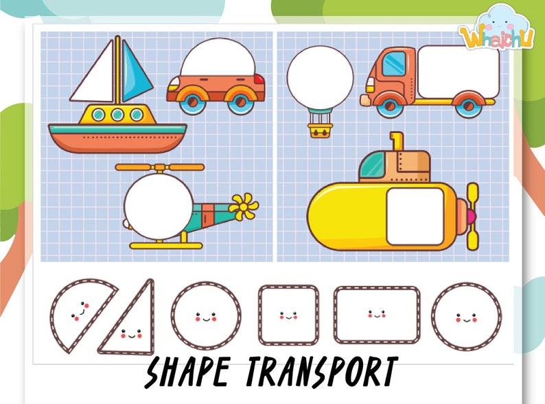 Shape Activity Printable Shapes Matching Shapes Tracing Learn Shape ...