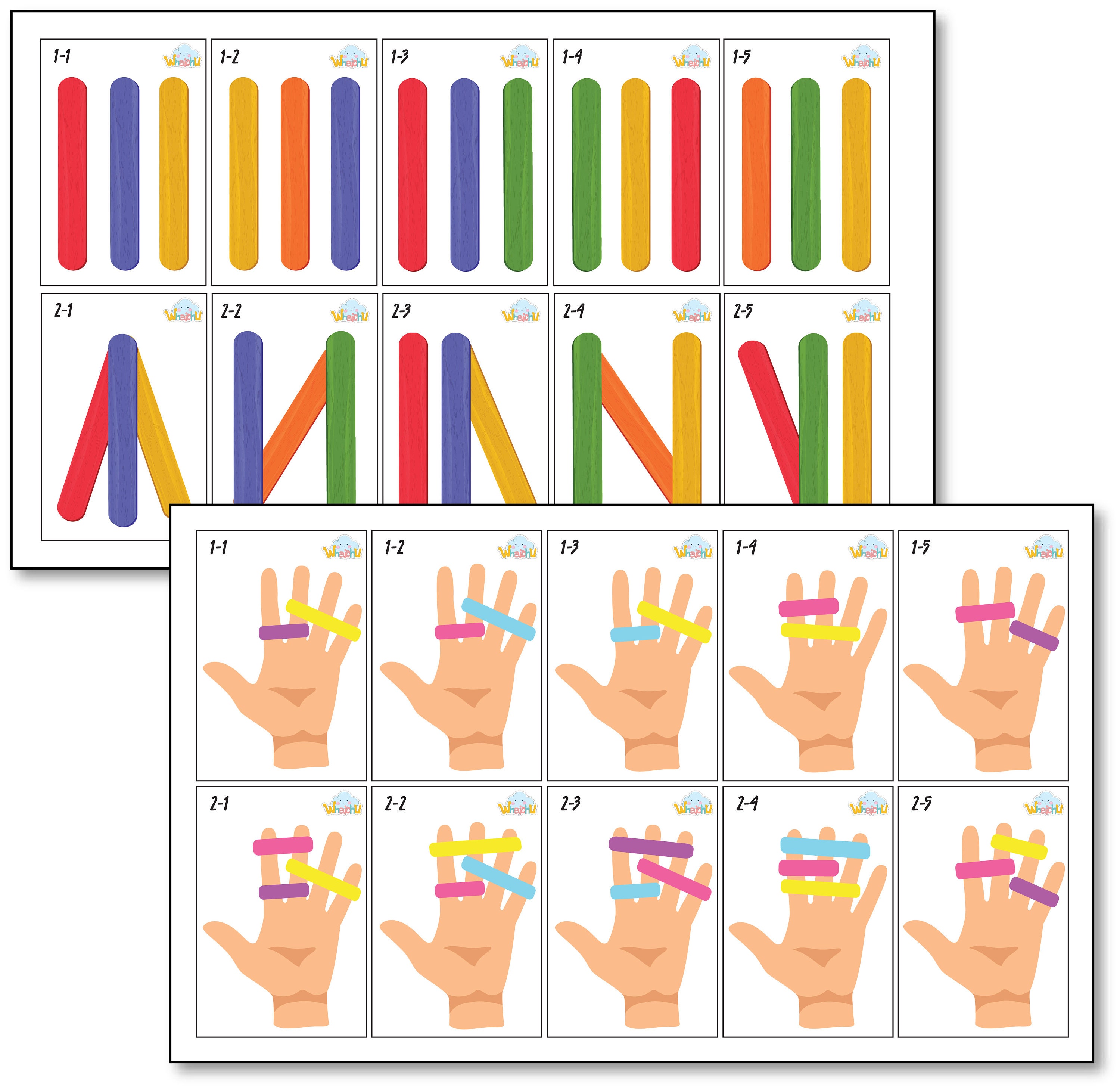 Activity Card for Kids Brain Game Puzzle Card Visual Perception ...