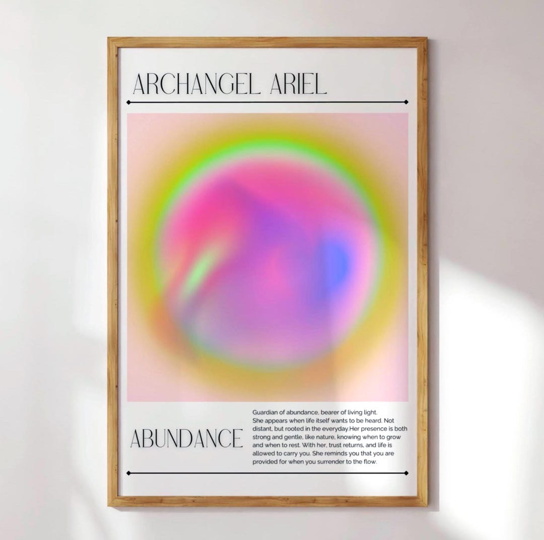 Poster ARCHANGEL ARIEL ABUNDANCE | Digitaler Download | Art Print Soul ...