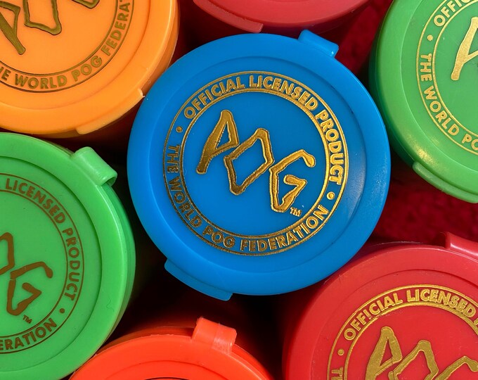 Retro 90's Original Pog Container / Official Licensed Product / Pogs ...