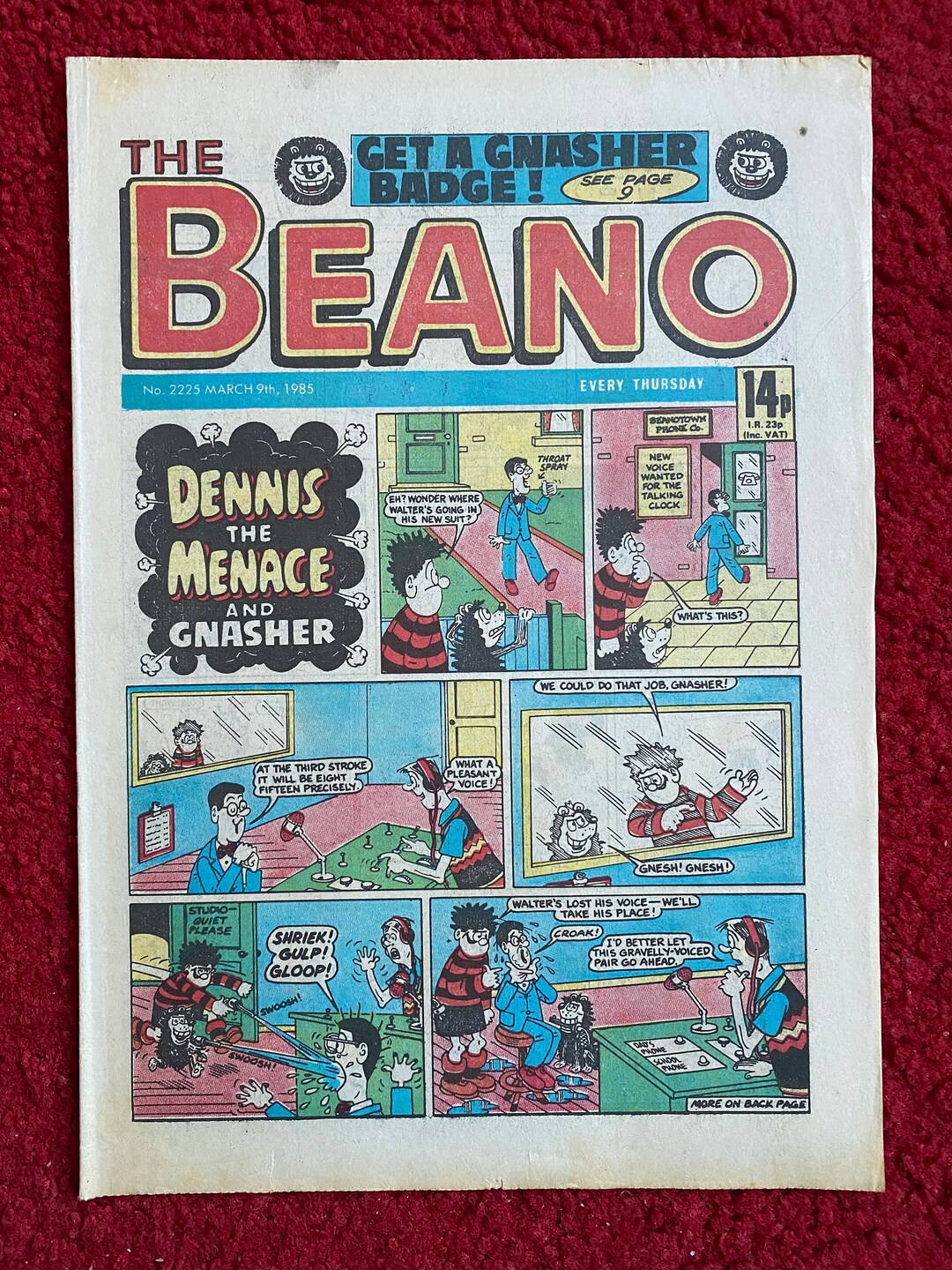 The Beano Comic - 9 März, 1985 (Nr. 2225) / Dennis the Menace / Beano ...