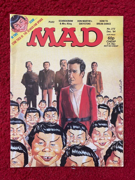 Mad Magazine UK Edition Comic Book December 1984 no. 272 - Etsy