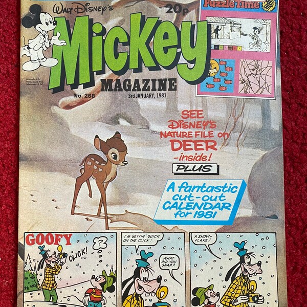 Mickey Comic - Etsy