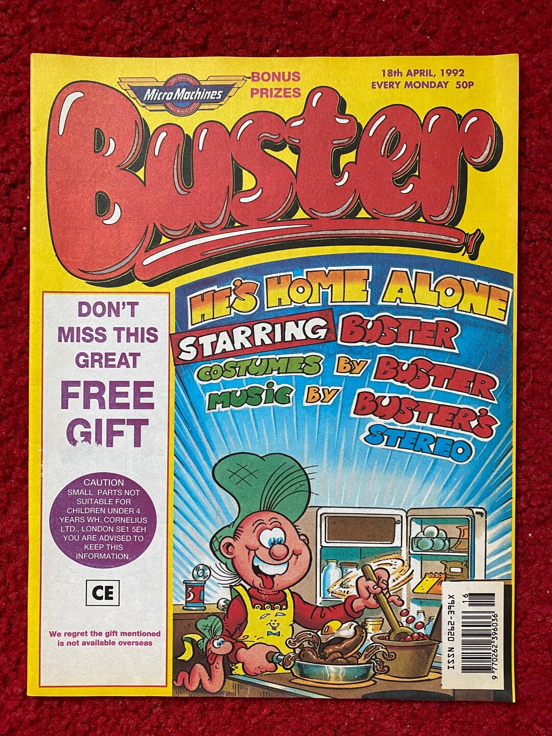 Buster Comic Book - 18th April 1992 / Buster Comic Book / Comic Book ...