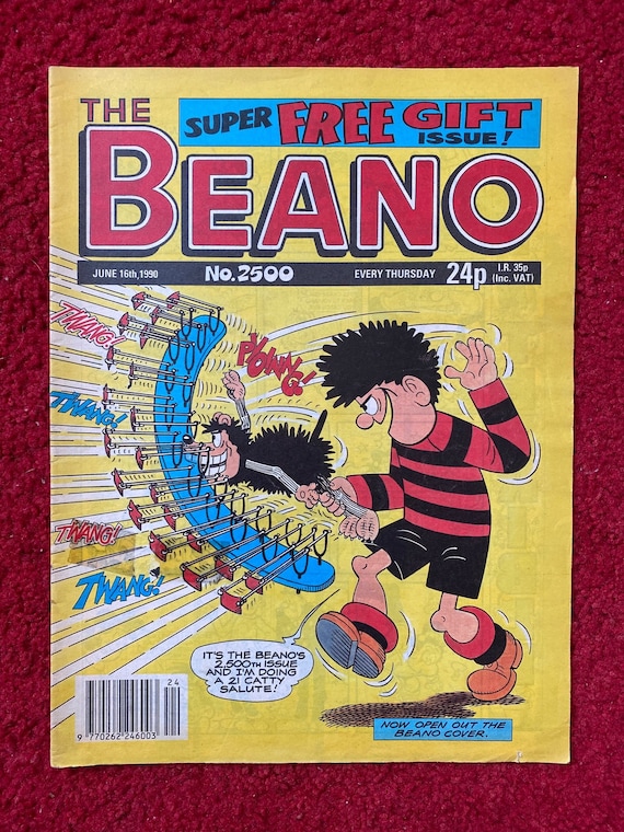 The Beano Comic Book Special 16 June 1990 no. 2500 / | Etsy