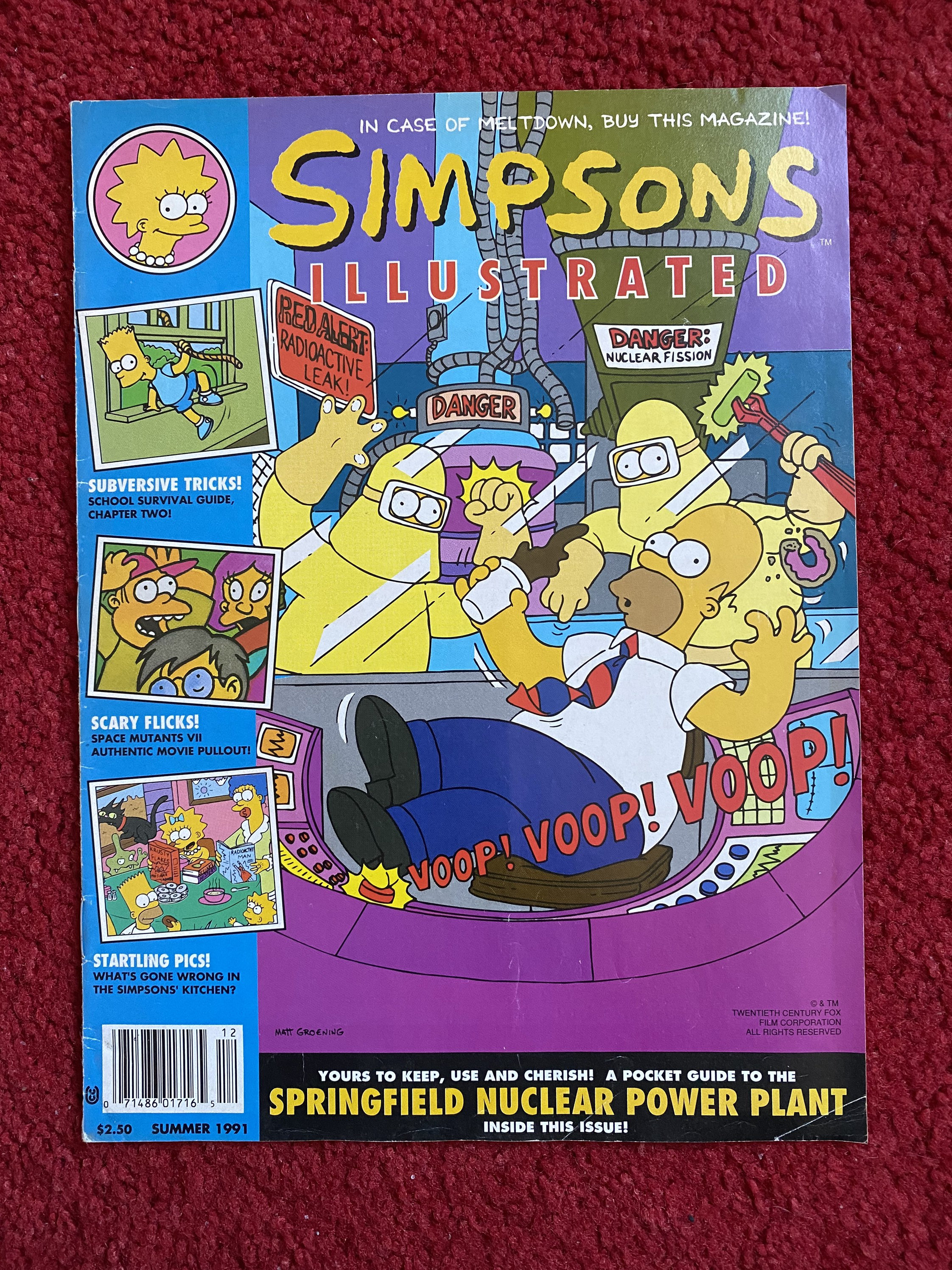 The Simpsons Illustrated Comic Book - Summer, 1991 (vol. 1, No. 2 ...
