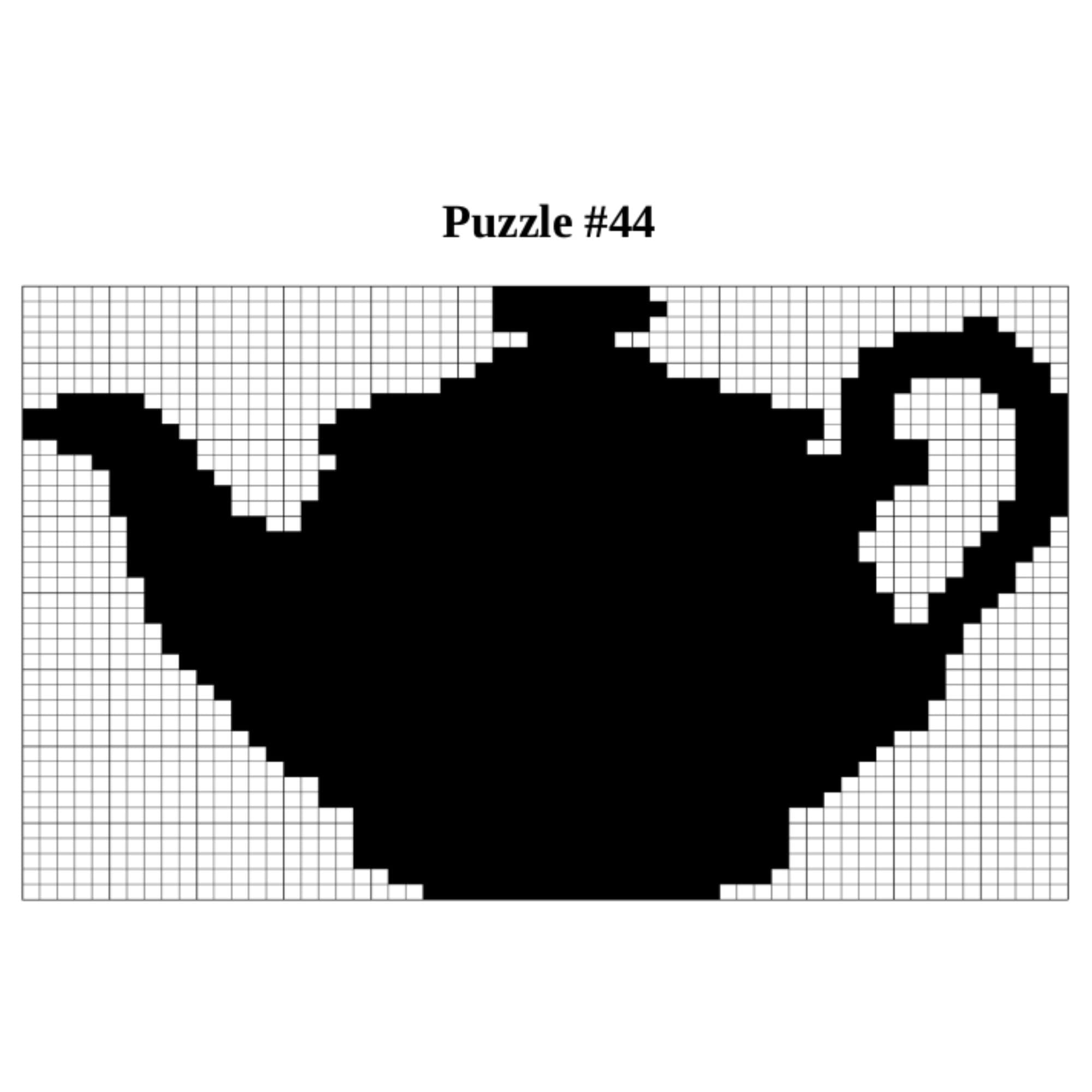Nonogram Puzzle Printable Nonogram Puzzle Pic a Pix Game Paint by ...