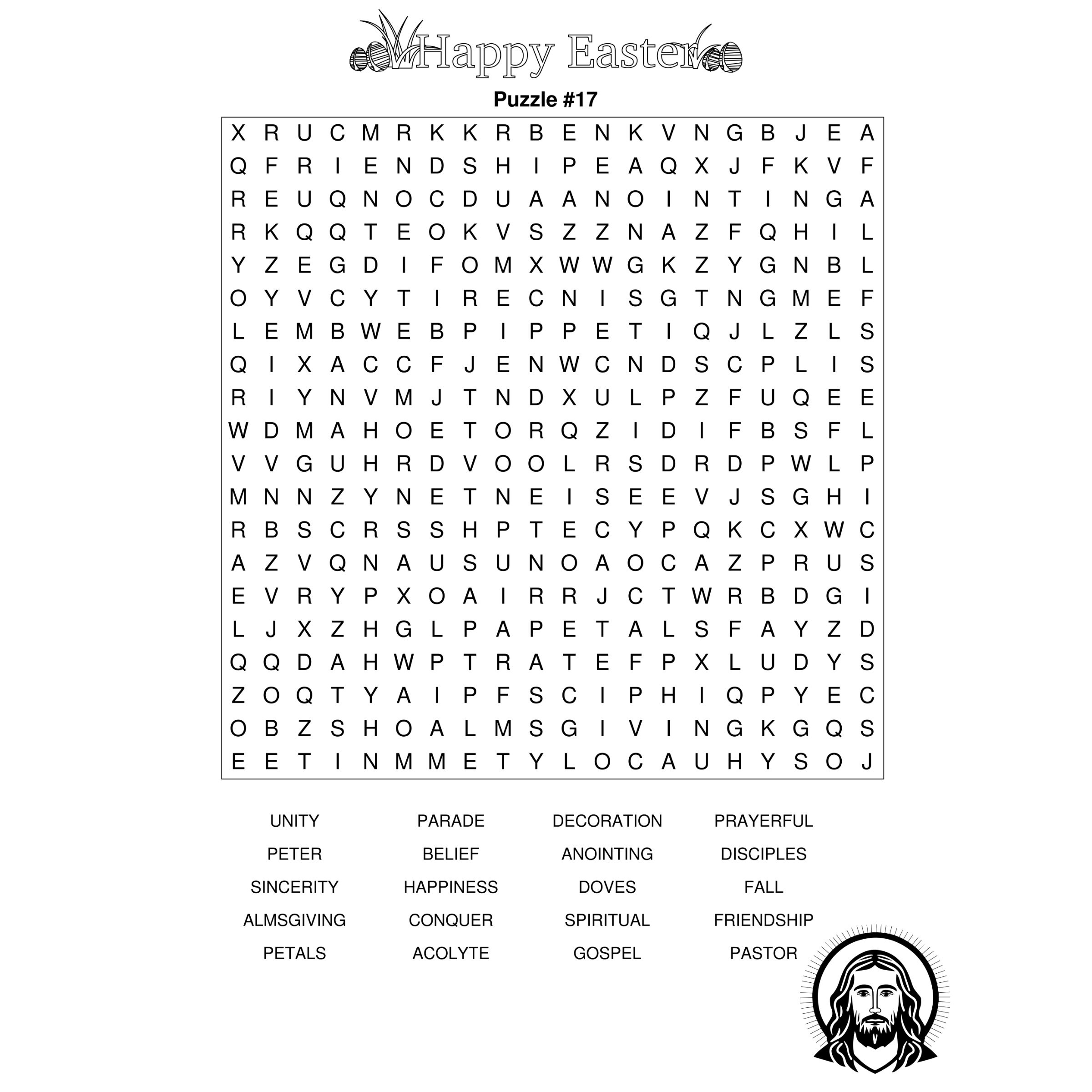 Easter Word Search Puzzle Printable Easter Coloring Pages - Etsy UK