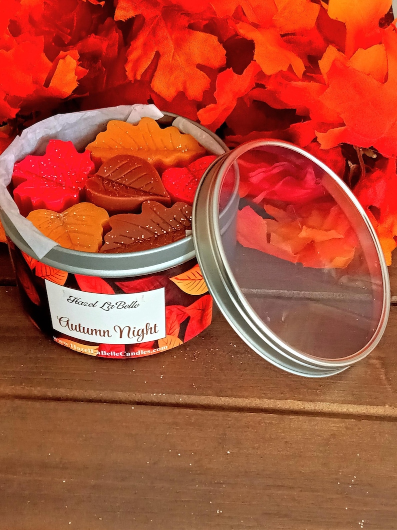 Autumn Night Wax Melts (7oz to 8oz) Fall Wax Melts Season, Handmade, 20 ...