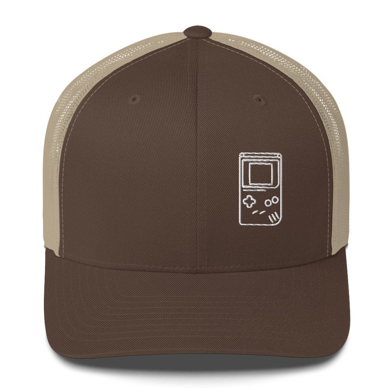Gameboy Trucker Cap, White Stitching - Etsy