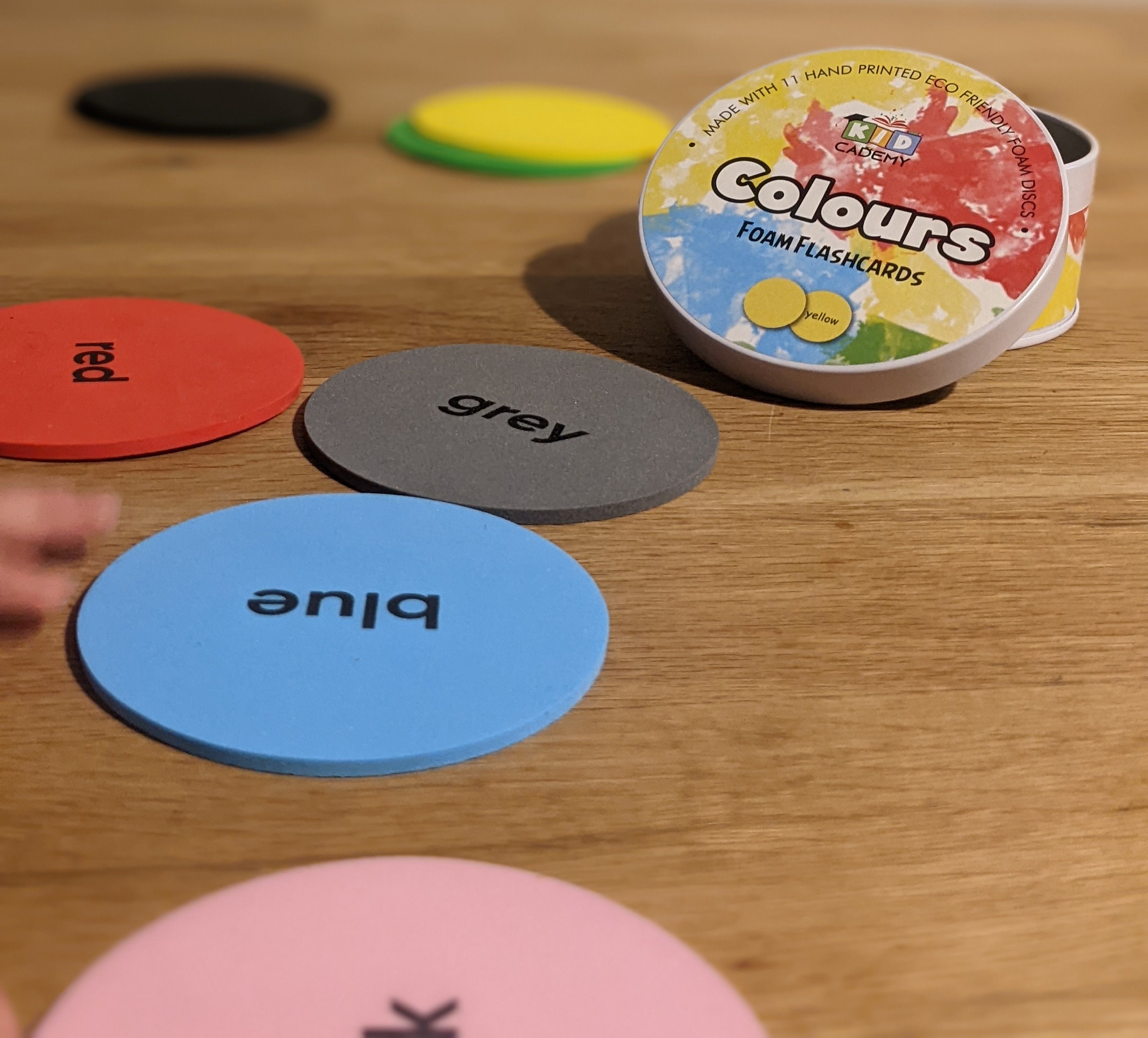 Colours Foam Flashcards Set - Etsy