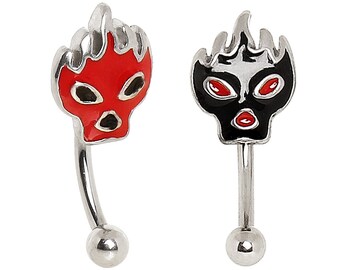 Skull Eyebrow - Etsy