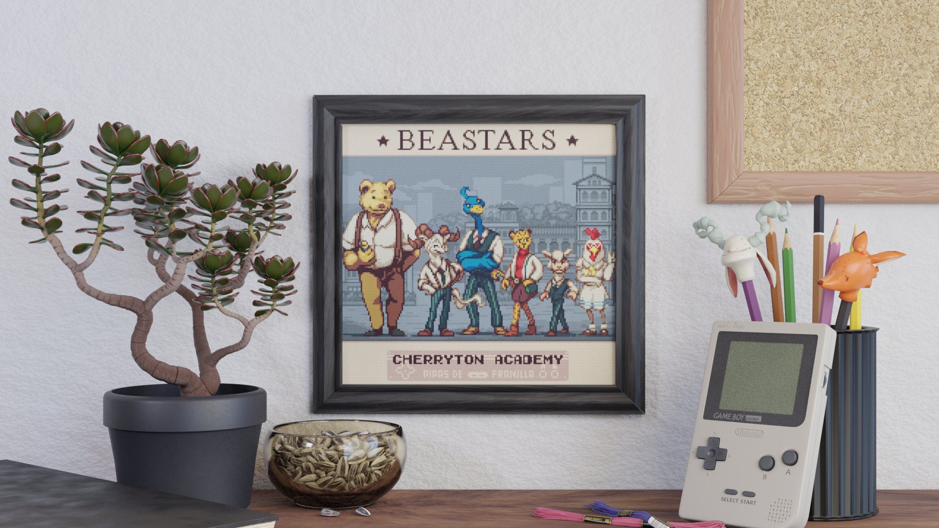 BEASTARS Cherryton Academy (4 in 1 PACK) - Cross Stitch Patterns ...