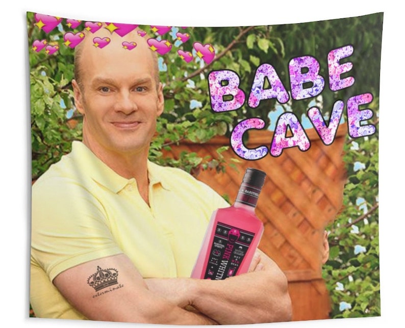 Bob Duncan Tapestry Babe Cave Meme Wall Hanging High | Etsy