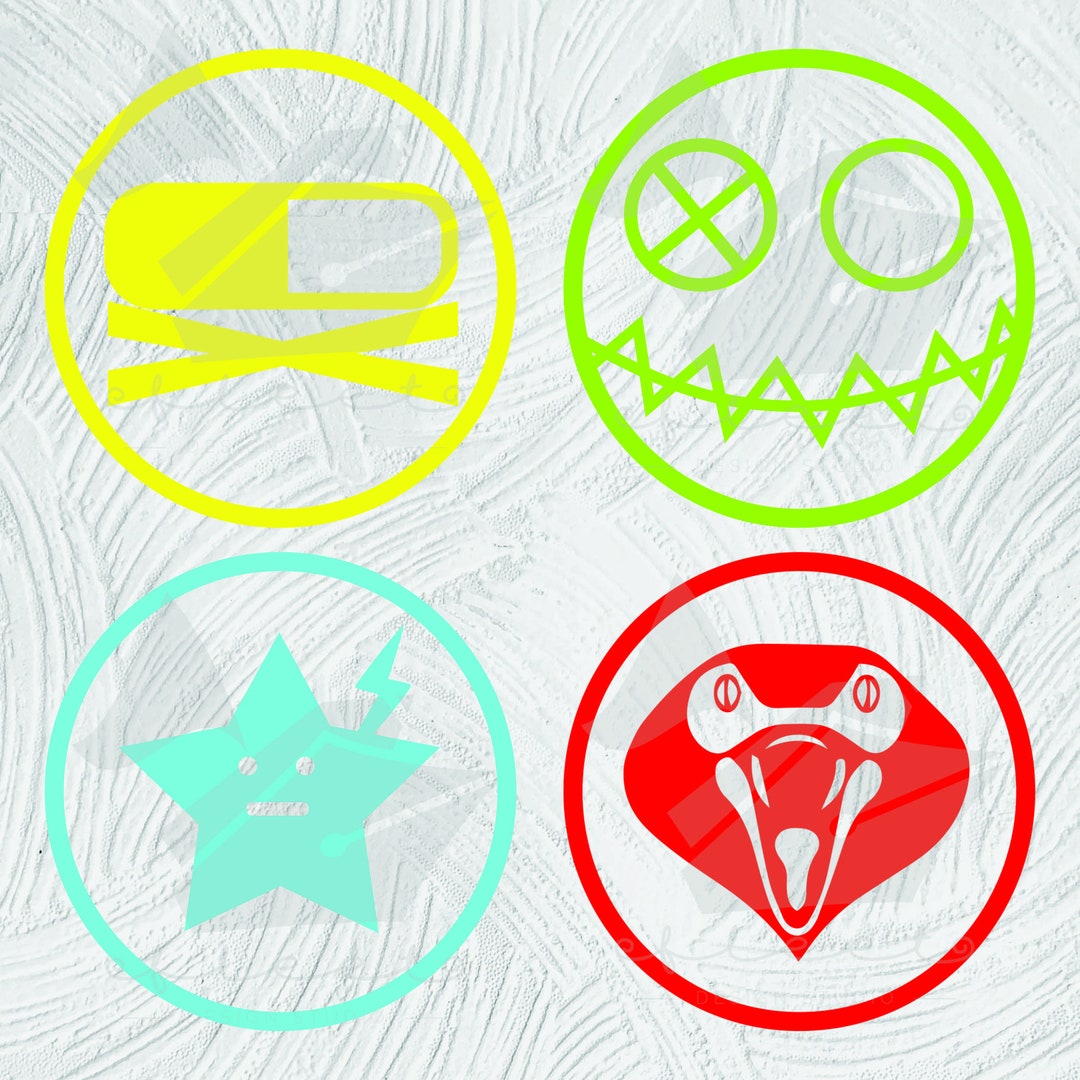 My Chemical Romance Danger Days Killjoys Icons Party Poison, Fun Ghoul ...