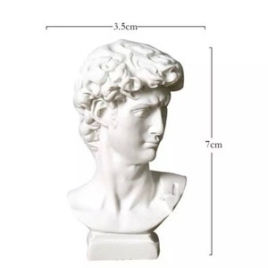28cm, 24cm White David Statue Vase - Etsy
