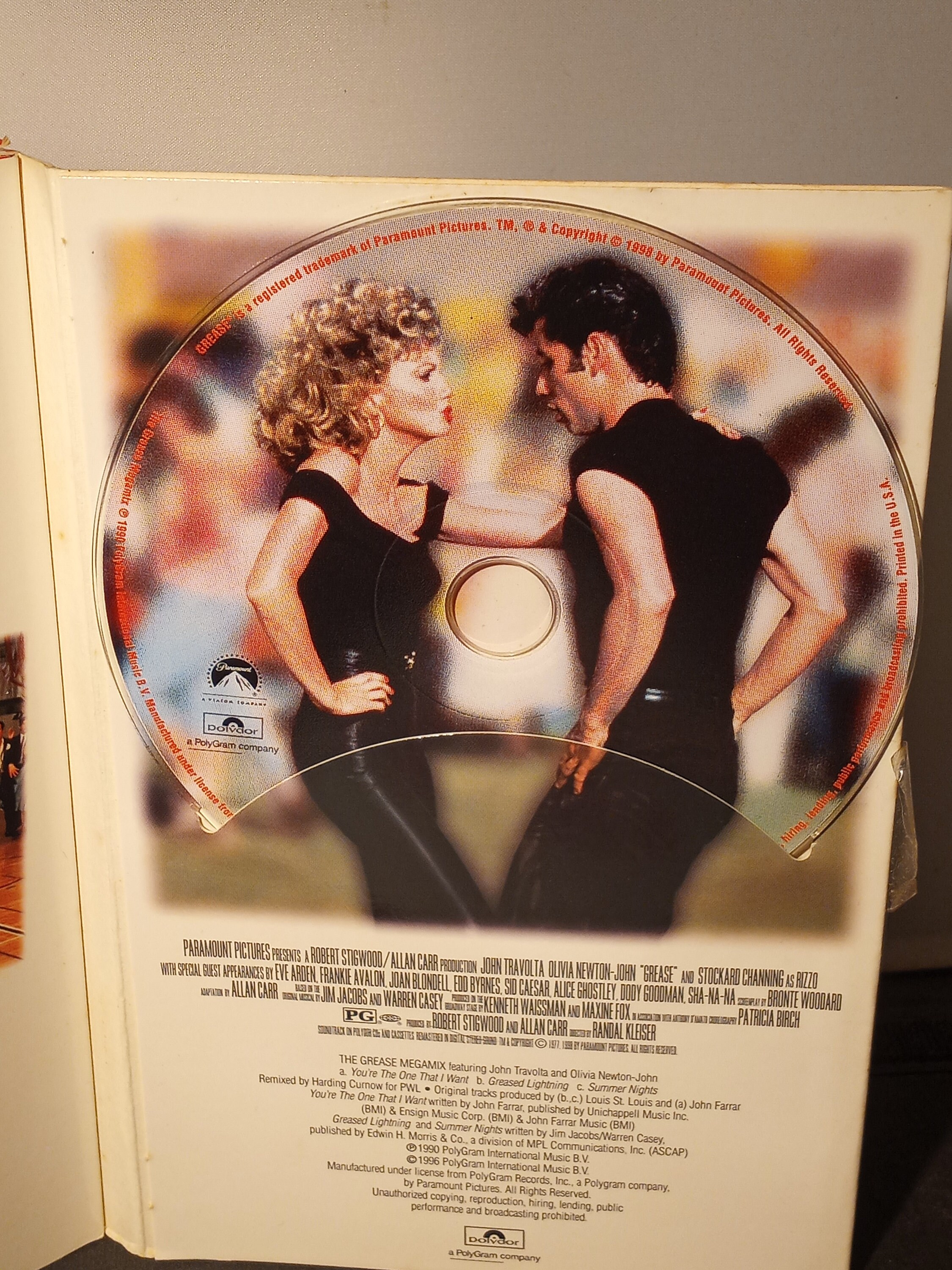 Grease 20th Anniversary Edition VHS With Script and Soundtrack - Etsy