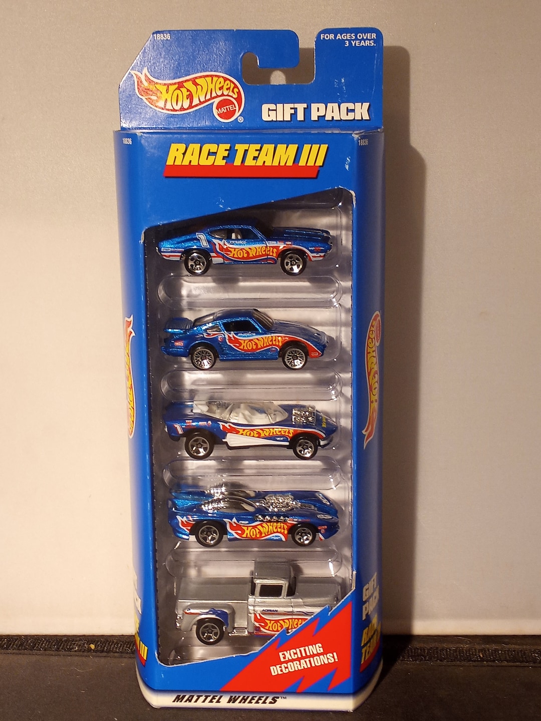 Vintage 1997 Hot Wheels race Team Iii 5 Car Gift Pack 18836 NIB NRFB - Etsy
