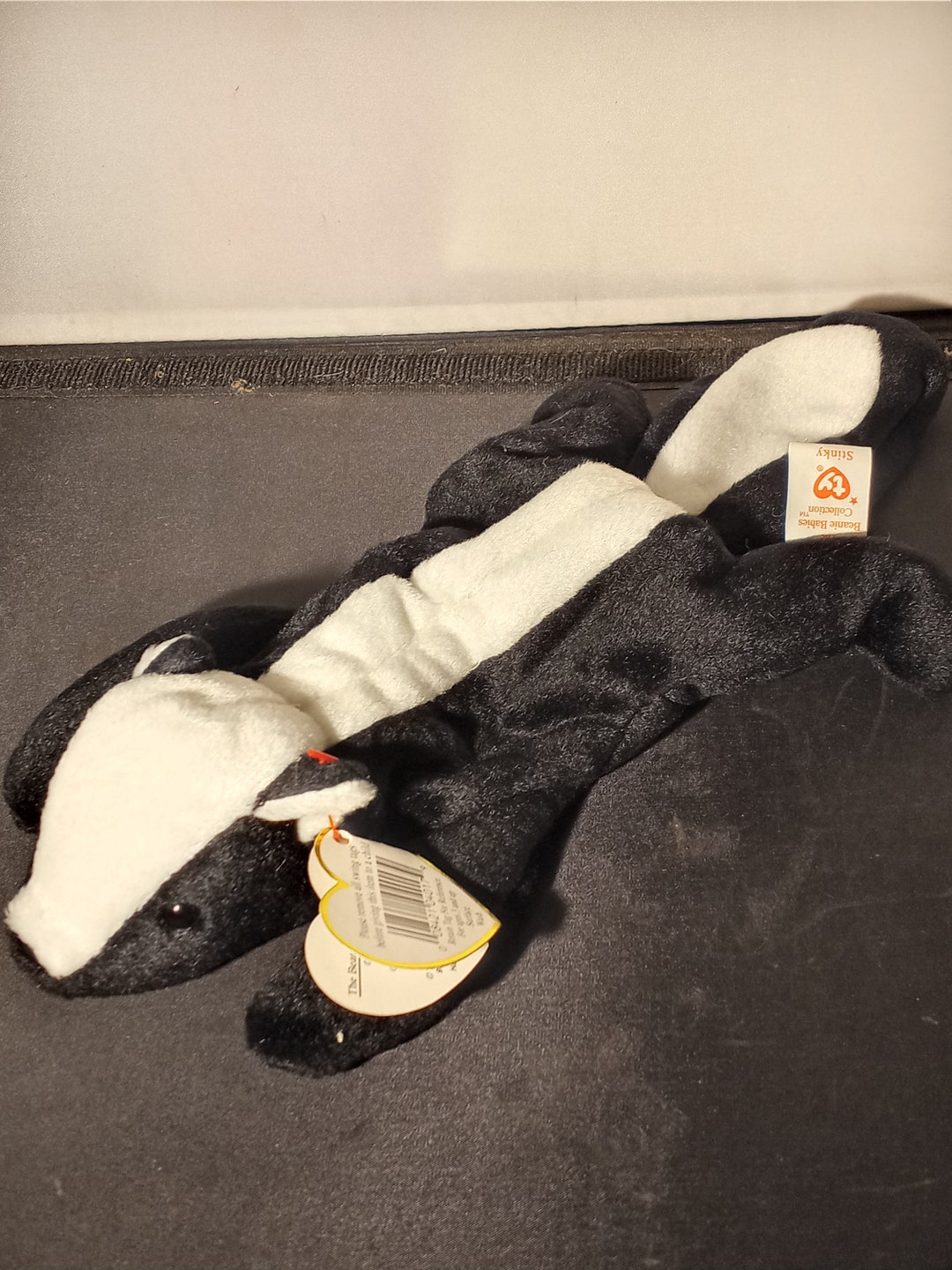 Vintage 1995 Ty Beanie Baby STINKY Skunk, Tag Errors, PVC Pellets - Etsy