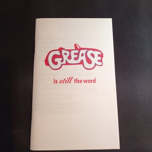 Grease 20th Anniversary Edition VHS With Script and Soundtrack - Etsy