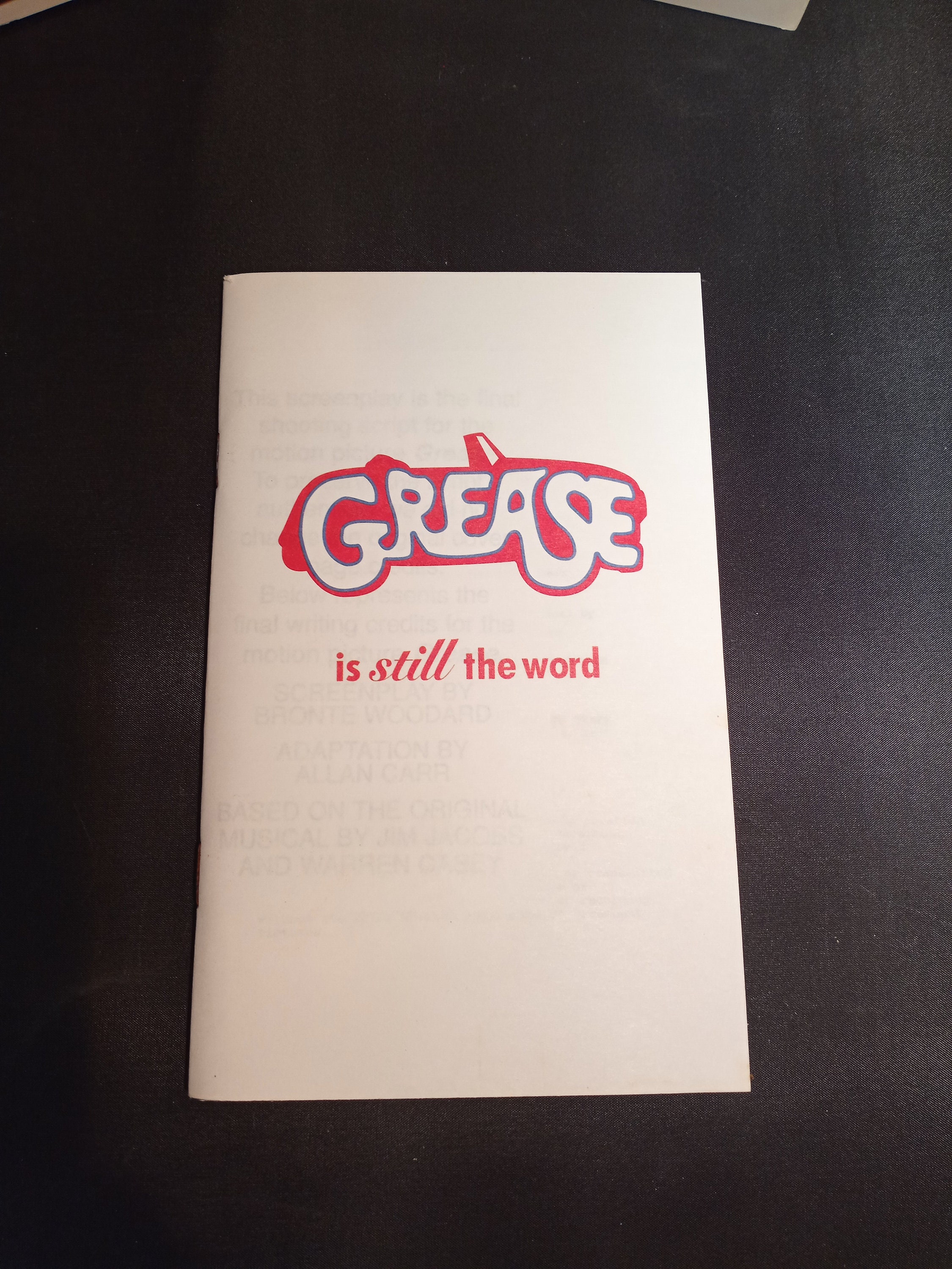 Grease 20th Anniversary Edition VHS With Script and Soundtrack - Etsy