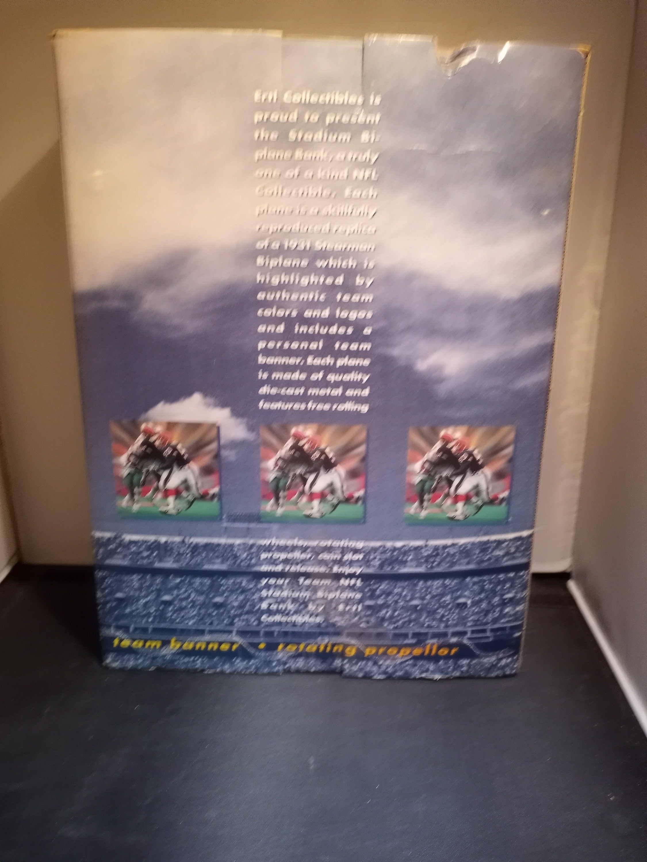 Vintage Dallas Cowboys Stadium Biplane Die Cast Coin Bank - Etsy