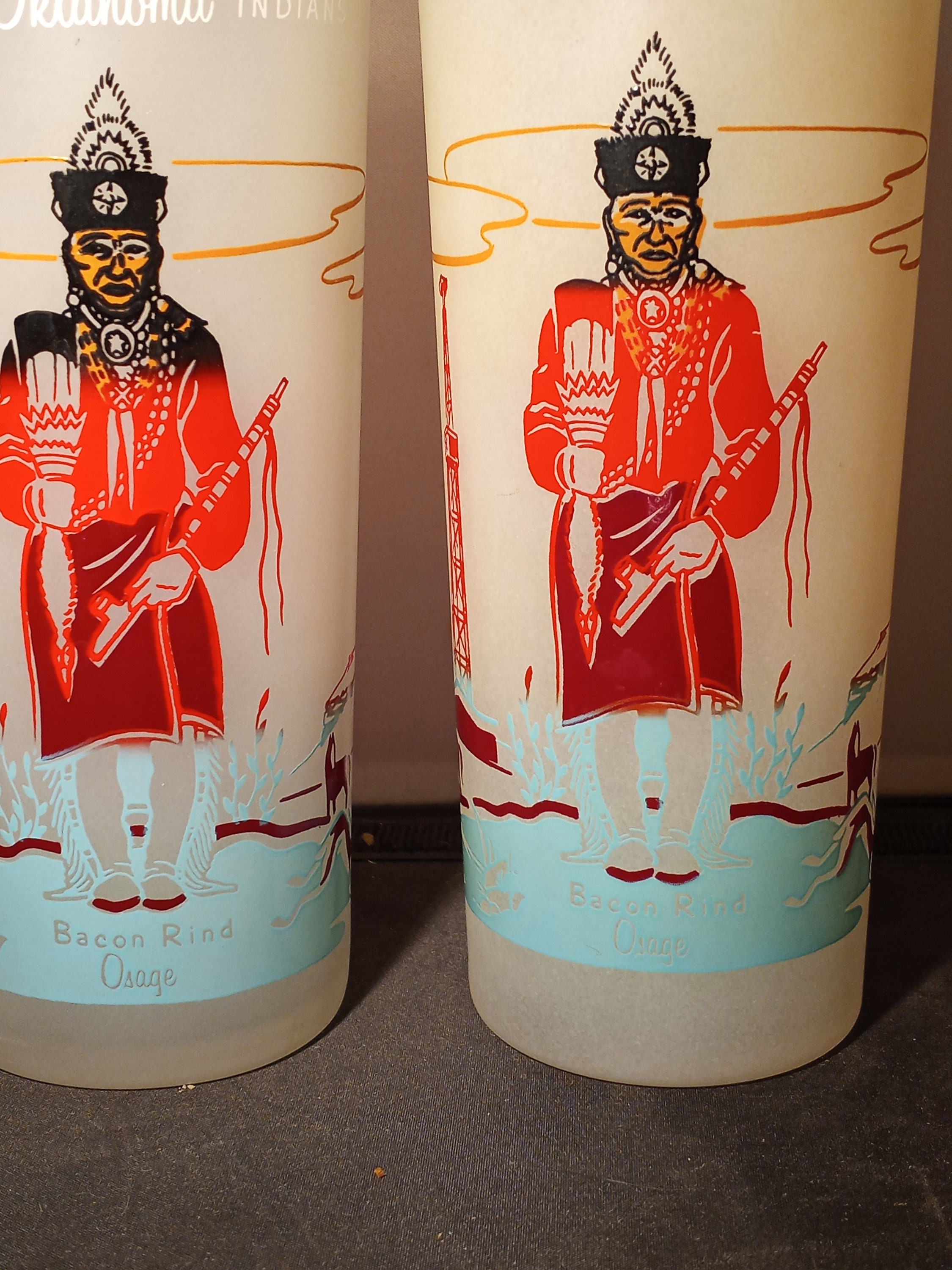 Vintage 1959 KNOX Oil ACEE Blue Eagle Famous Oklahoma Indians - Etsy