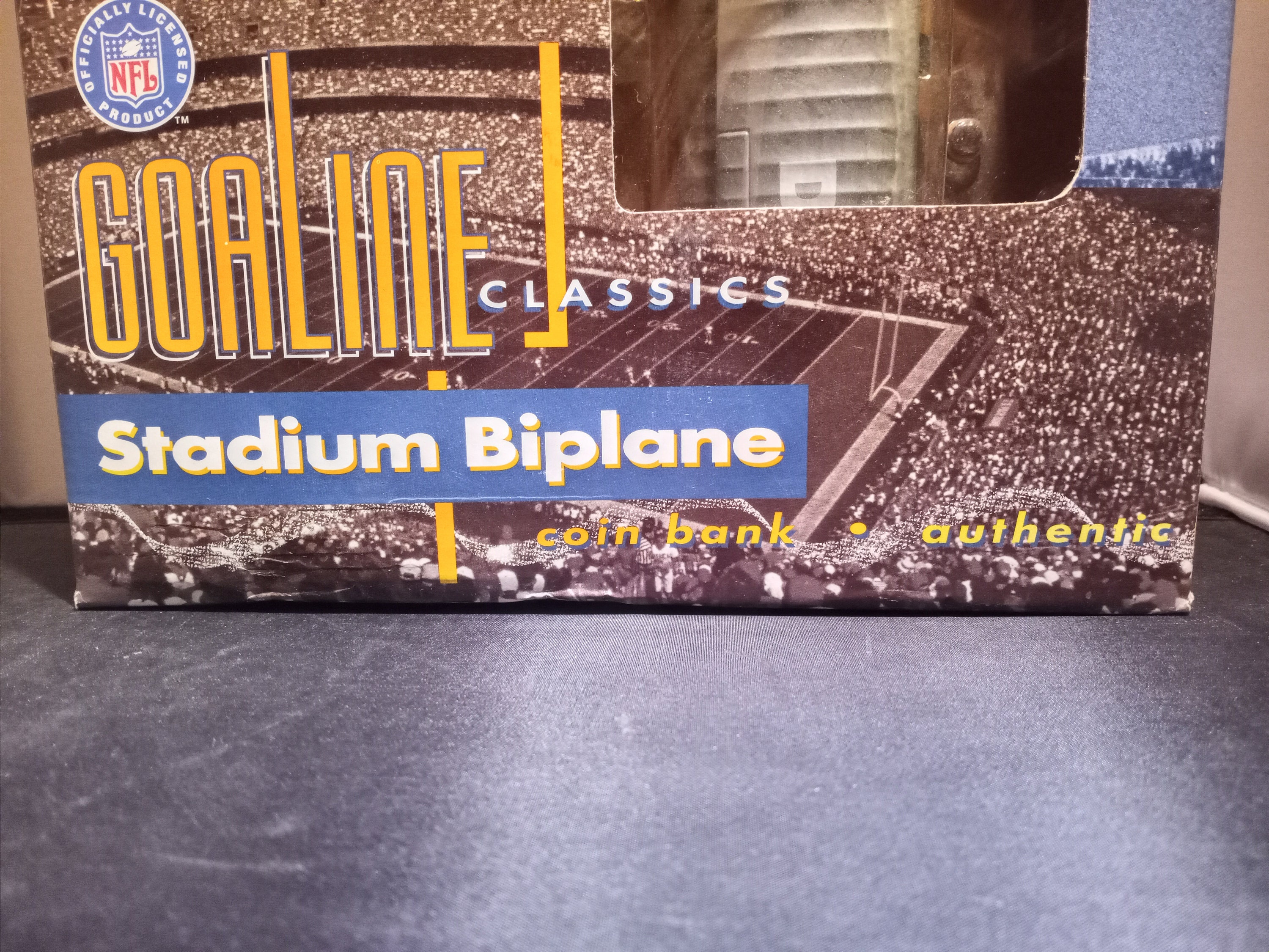 Vintage Dallas Cowboys Stadium Biplane Die Cast Coin Bank - Etsy