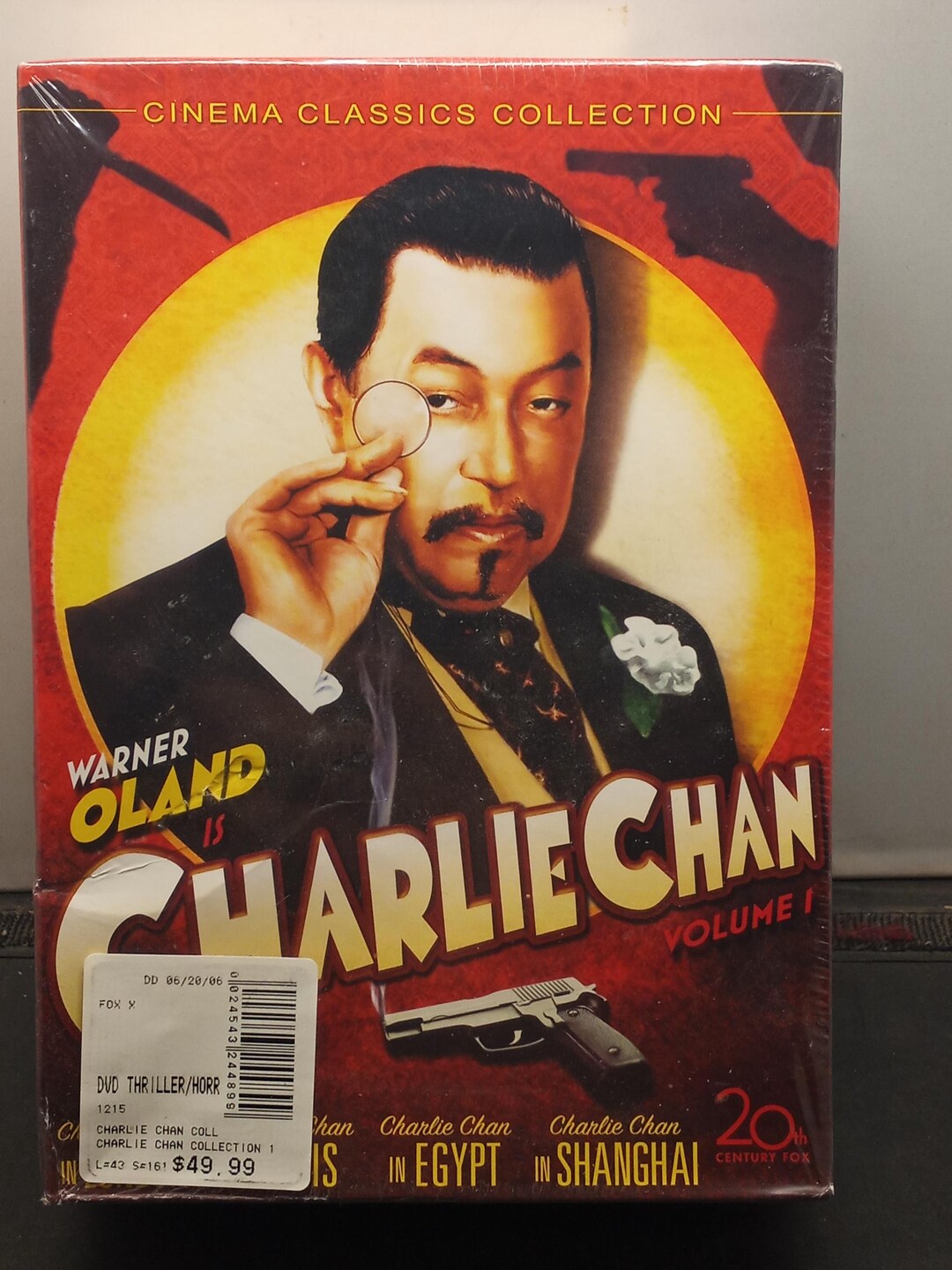 Charlie Chan Collection Volume 1 DVD, 4 Disc Box Set Sidney Toler New ...