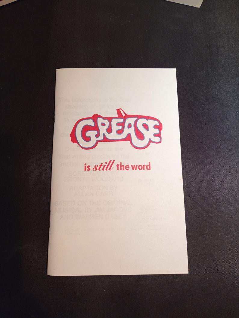 Grease 20th Anniversary Edition VHS With Script and Soundtrack - Etsy