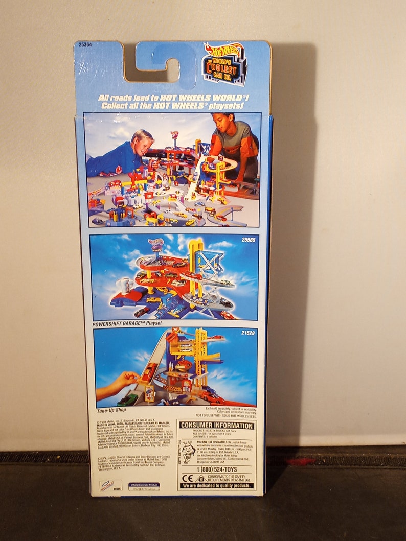 Vintage 1998 Hot Wheels "big City Trucks" 5 Car Gift Pack #25364 NIB ...