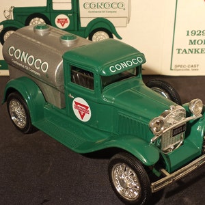 Vintage Conoco Model A Tanker Stock # 2002 Limited Edition 5th in a Series Die Cast Locking Coin ...