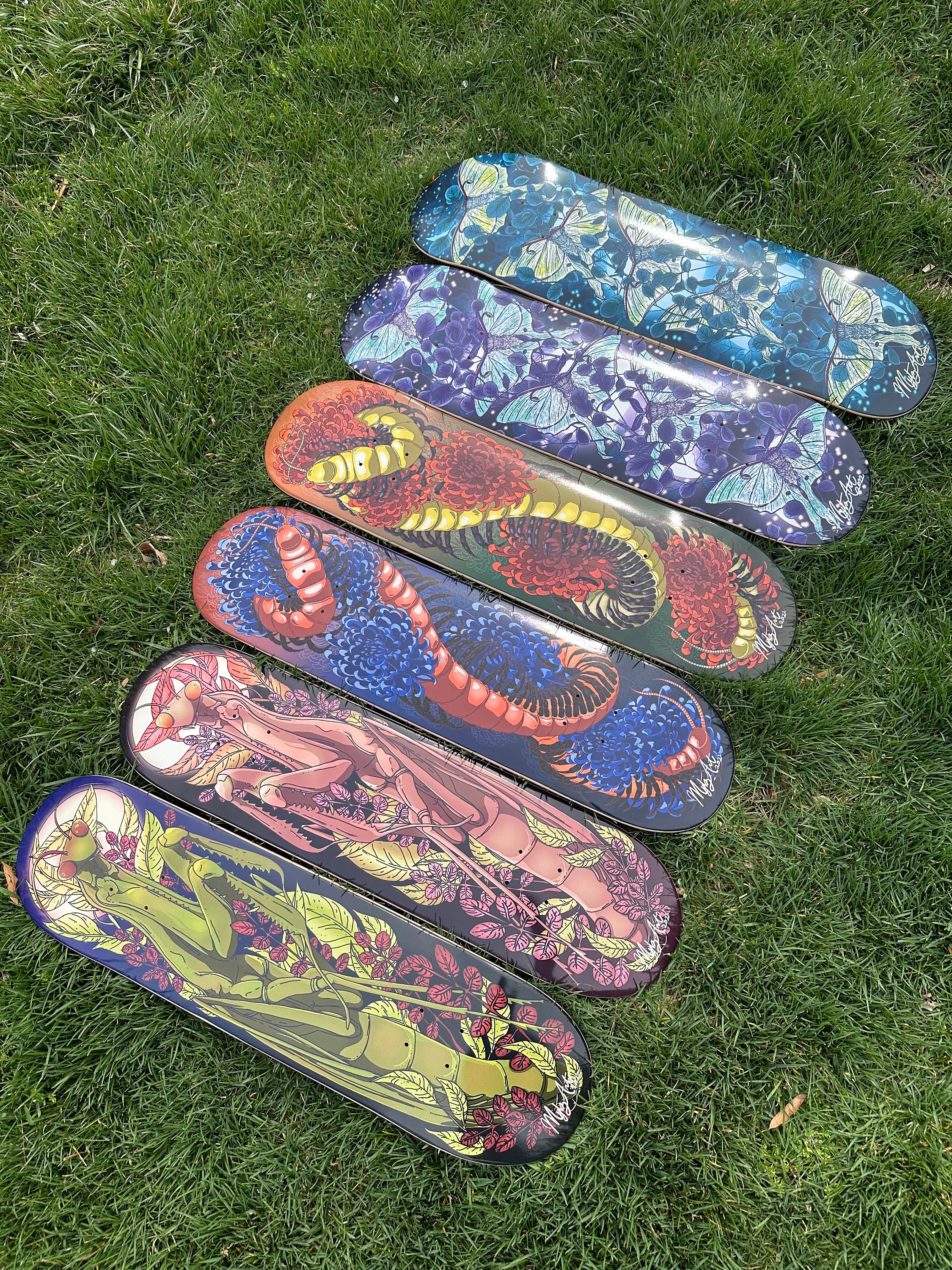 Creepy Crawlies 8.25 Maplewood Mellow Skateboard Decks - Etsy