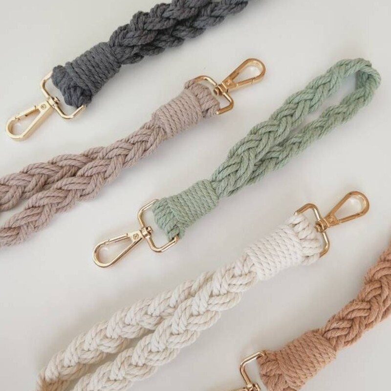 Braided Keychain - Etsy