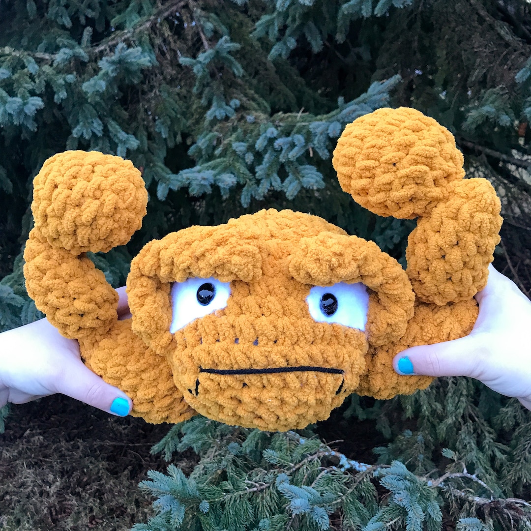 Geodude Shiny Pokemon Crochet Amigurumi Plush - Etsy